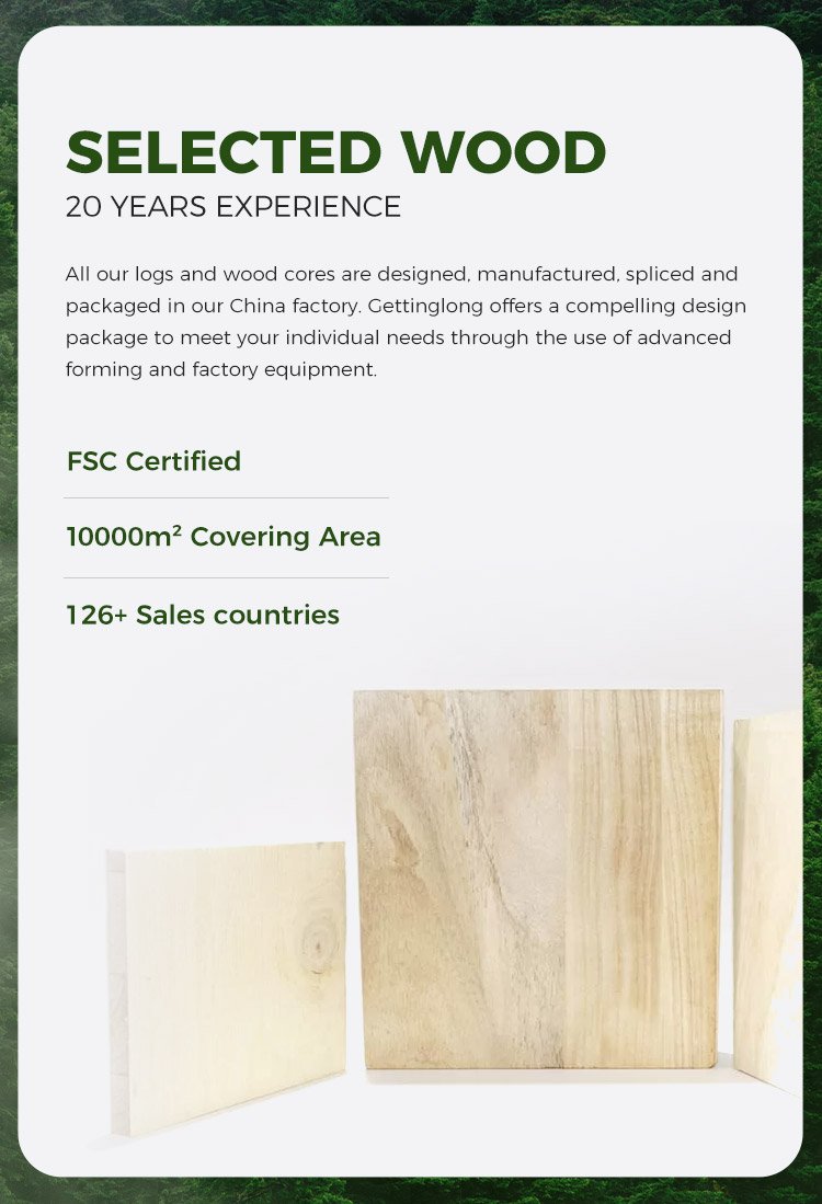 Paulownia wood snowboard construction - gettinglong-snowboard wood core