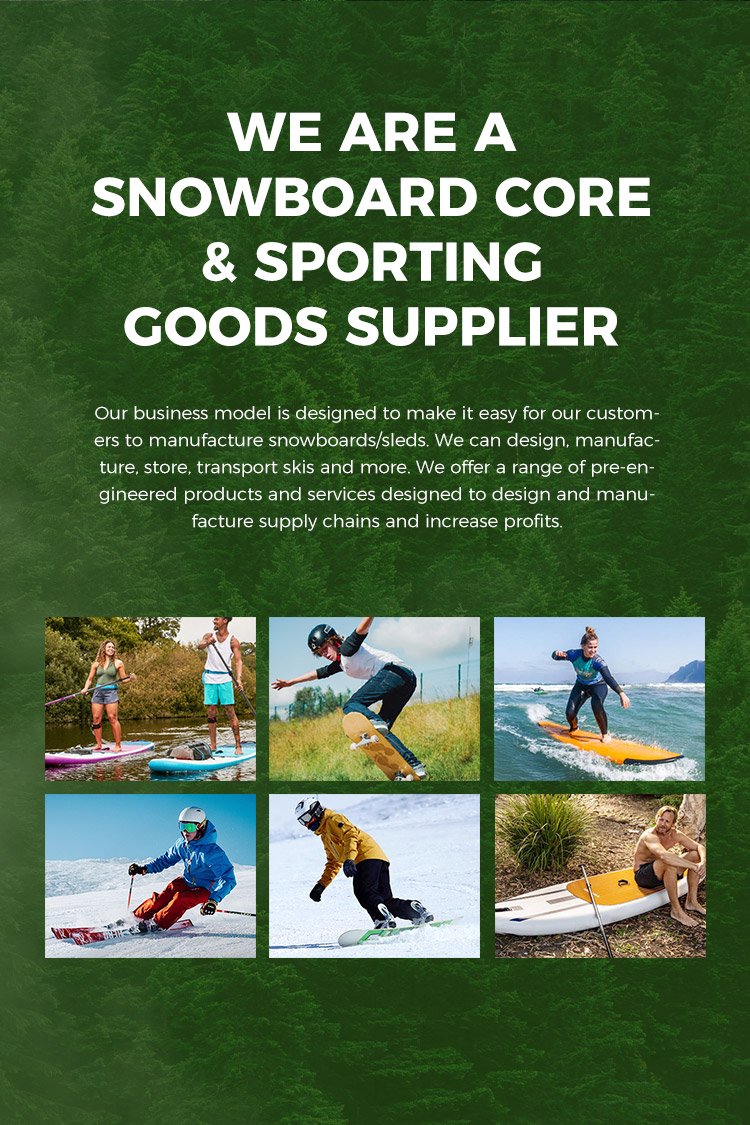Freeride snowboard birch core - gettinglong-snowboard wood core